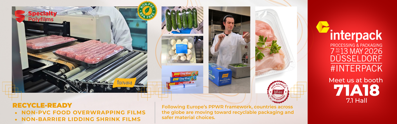 Specialty Polyfilms to Present Forvara's PPWR-Ready, PFAS-Free Non-PVC ...
